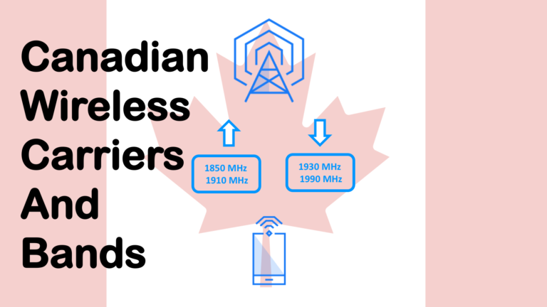 Canadian Wireless Carriers and Bands - OneSDR - A Wireless Technology Blog