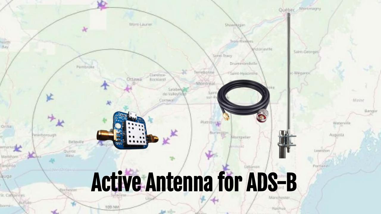 Active Antenna for ADS-B - OneSDR - 🛜 Technology