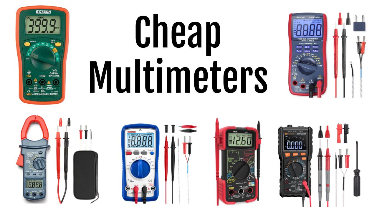 Best Cheap Multimeter for 2025 (All under $50) - OneSDR - 🛜 Technology