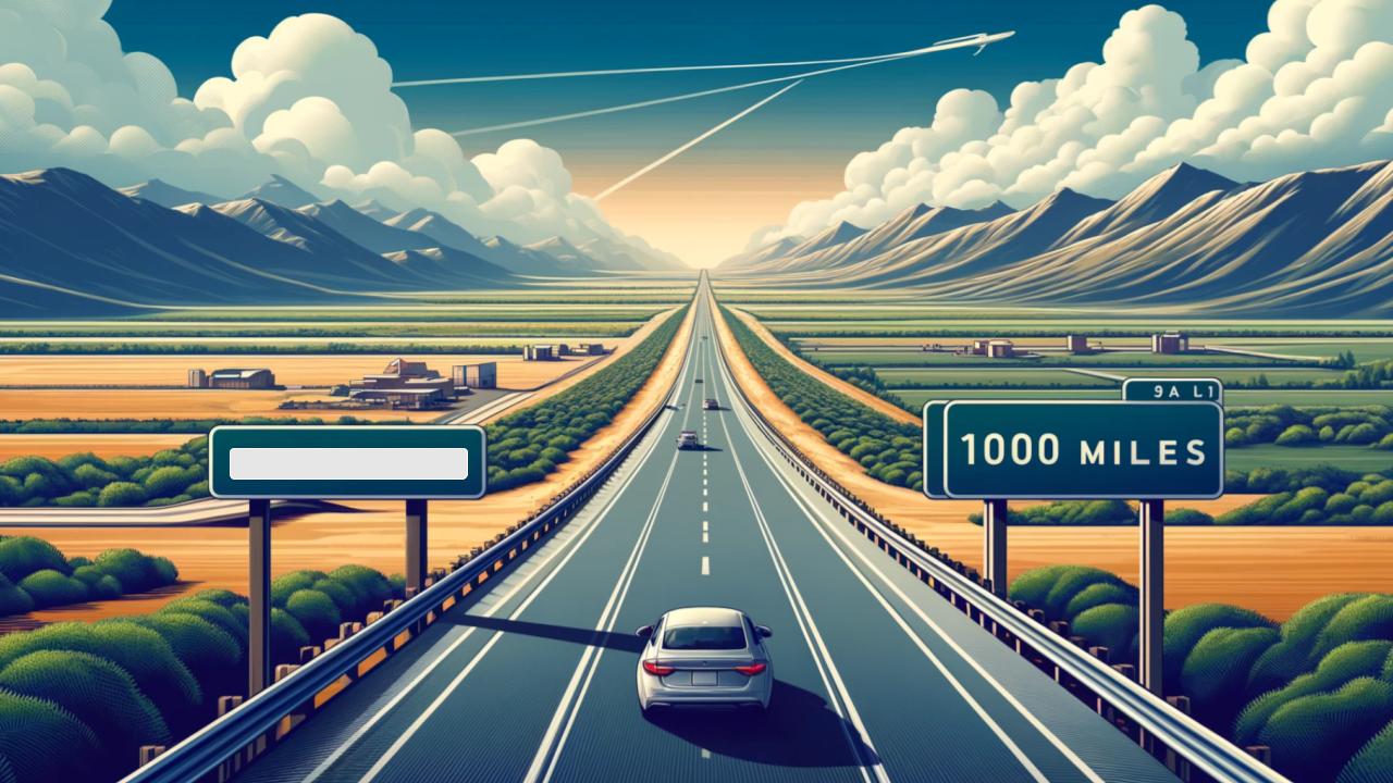 How Long Will It Take To Drive 1000 Miles (with Calculator) - OneSDR ...