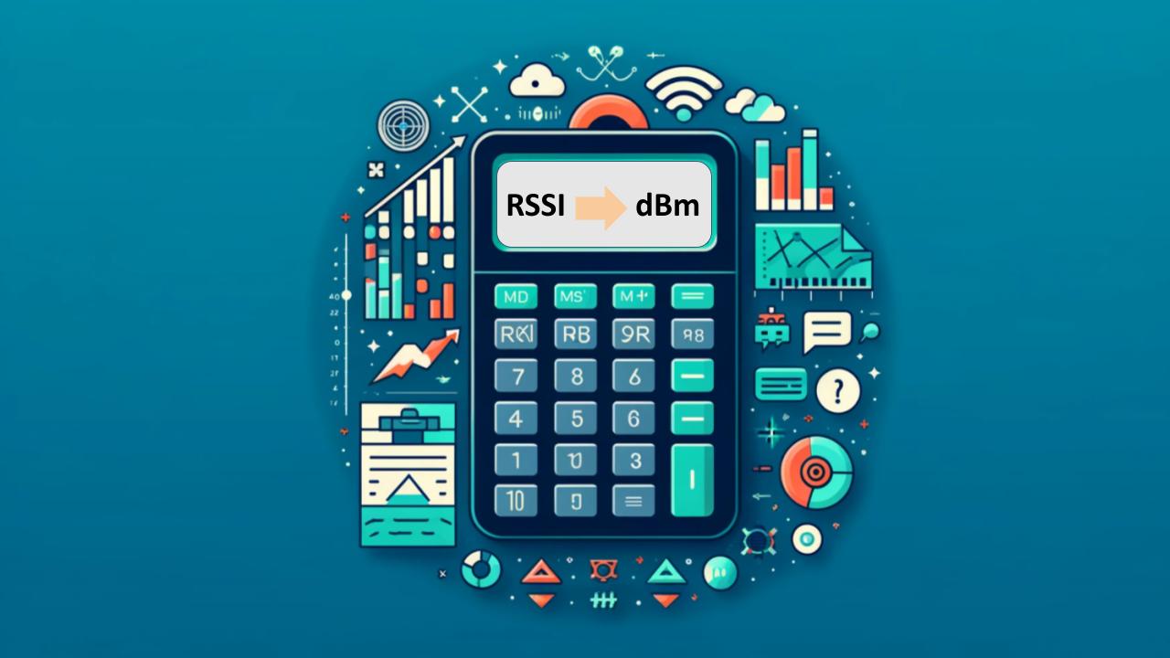 RSSI to dBm Calculator - OneSDR - 🛜 Technology 💵 Finance RSSI to dBm Calculator - OneSDR - 🛜 Technology 💵 Finance