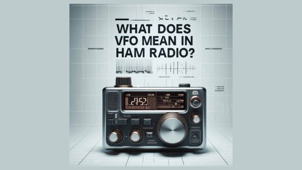 What does VFO mean in Ham Radio? - OneSDR - 🛜 Technology
