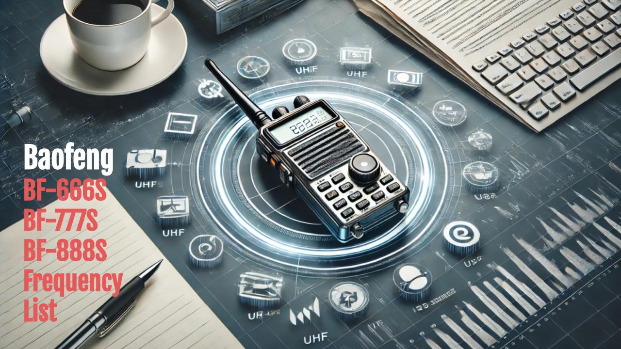 Baofeng BF-666S, 777S, 888S Frequency List - OneSDR - 🛜 Technology