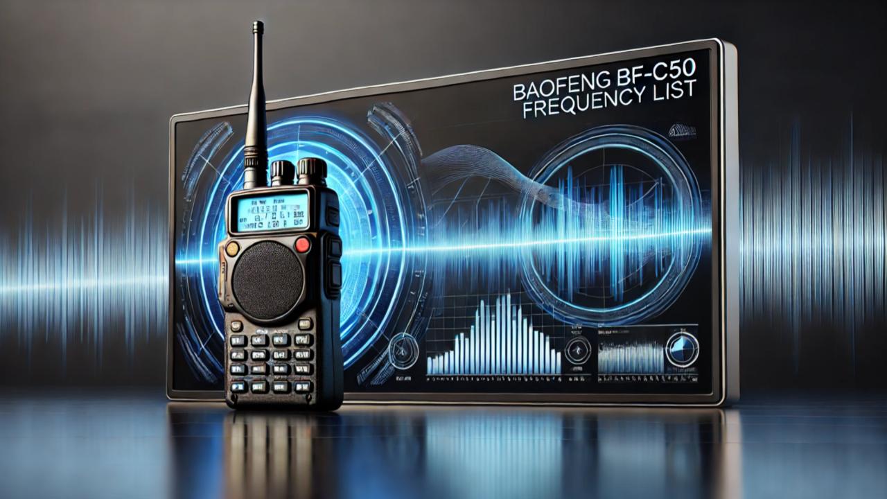 Baofeng BF-C50 Frequency List - OneSDR - 🛜 Technology
