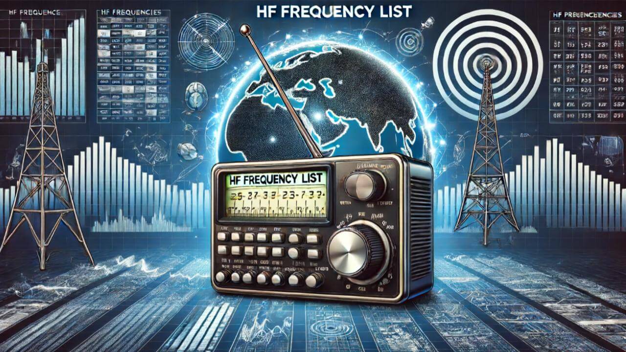 HF Radio Frequency List - OneSDR - 🛜 Technology