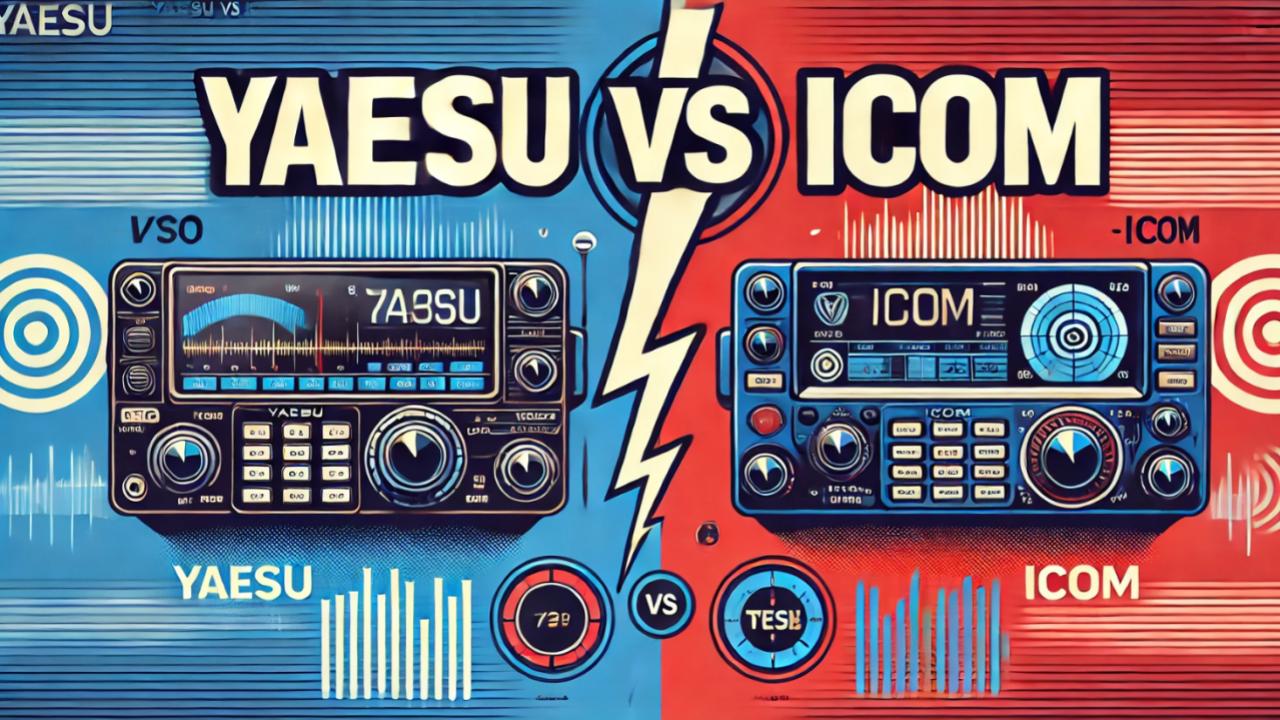 Yaesu vs Icom : A Comparative Guide for Ham Radio Enthusiasts - OneSDR - 🛜 Technology
