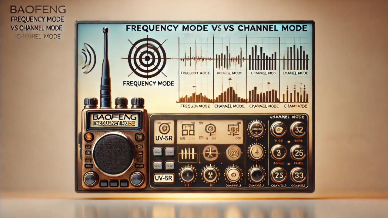 Baofeng Frequency Mode vs Channel Mode - What's the difference ...