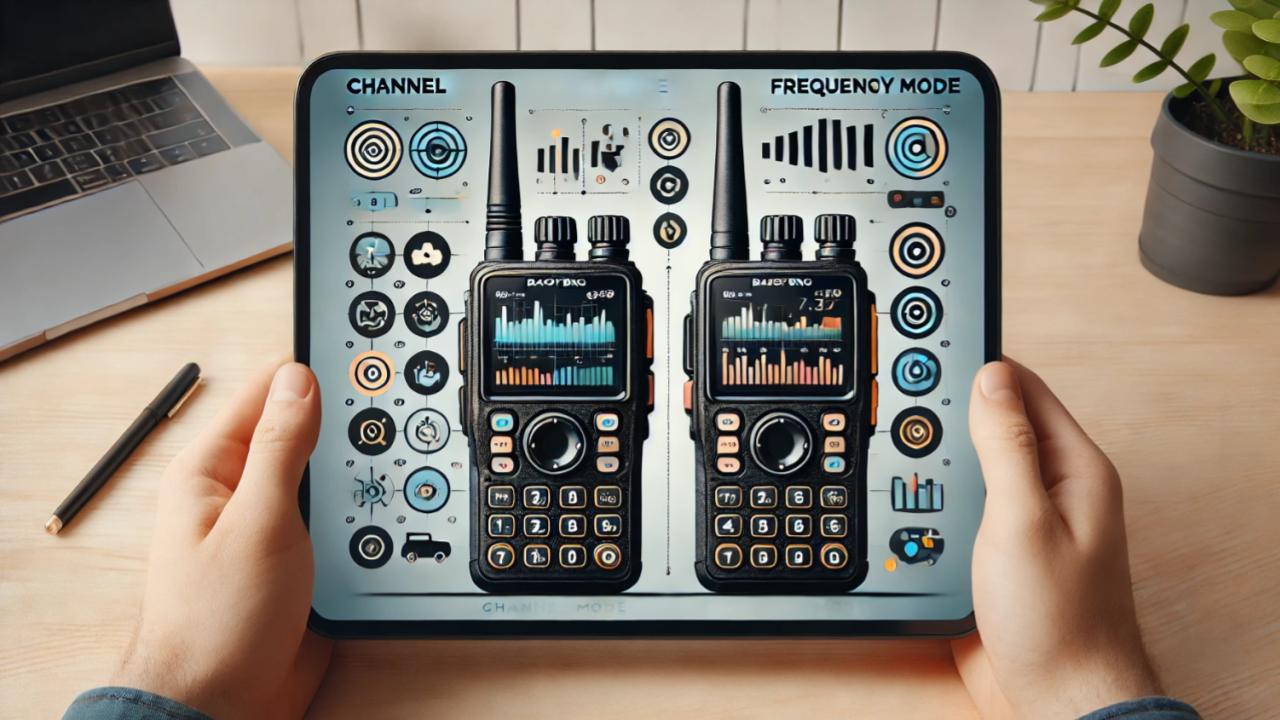Baofeng Channel (MR) Mode vs Frequency Mode - OneSDR - 🛜 Technology