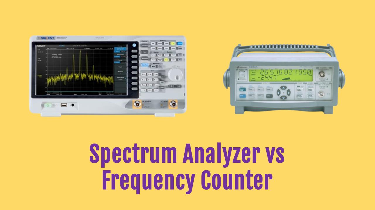 Frequency Counter vs. Spectrum Analyzer: Understanding the Differences ... Frequency Counter vs. Spectrum Analyzer: Understanding the Differences ...