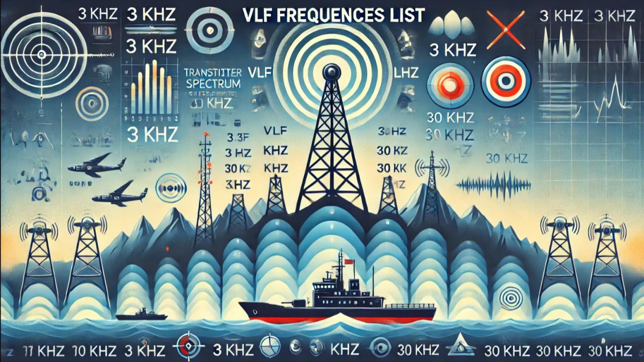 VLF Frequency List - OneSDR - 🛜 Technology 💵 Finance