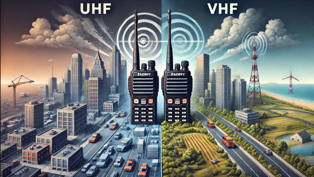 Two-Way Radios: UHF vs. VHF - Choosing the Right Frequency for Your Needs - OneSDR - 🛜 Technology