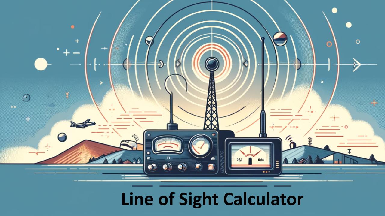 Line of Sight Calculator (with Examples) - OneSDR - 🛜 Technology