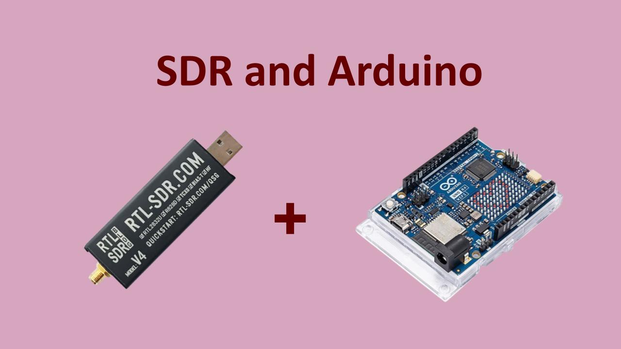 Software Defined Radio Sdr And Arduino An Innovative Combination For