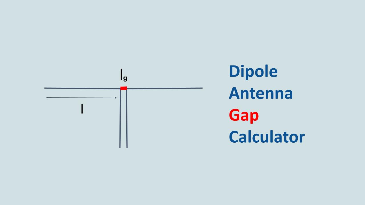 Dipole Antenna Gap Calculator - OneSDR - 🛜 Technology