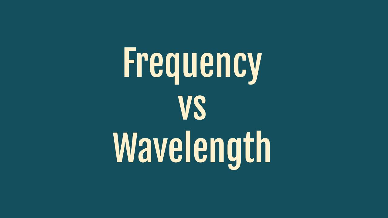 Frequency vs Wavelength - Understanding the Relationship - OneSDR ...