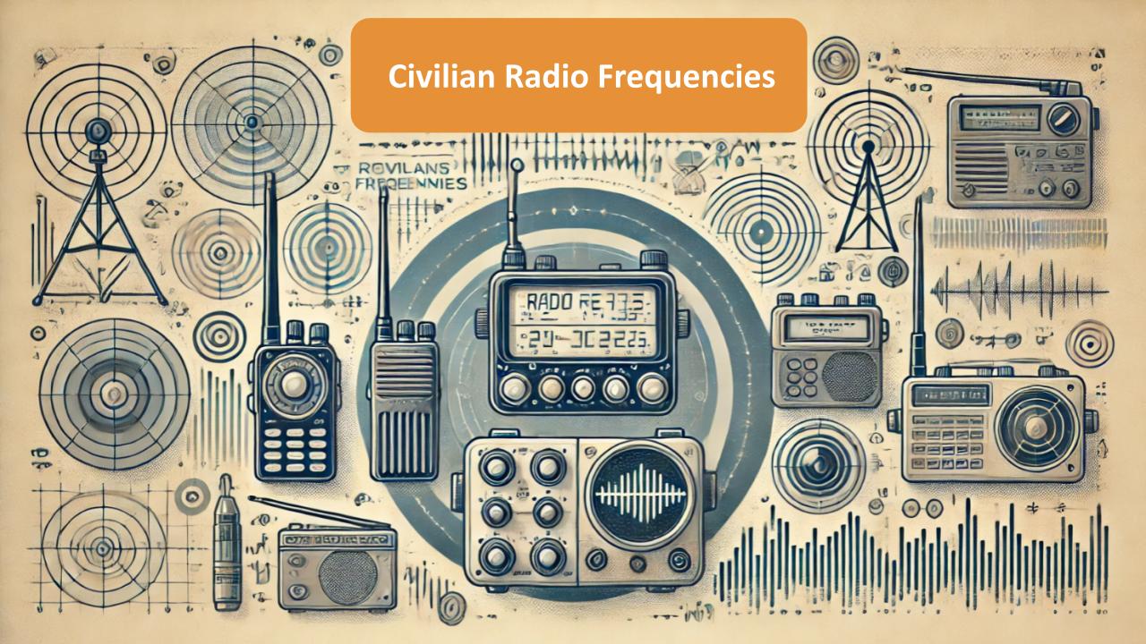 Radio Frequencies That Civilians Can Use: A Guide to Legal ...