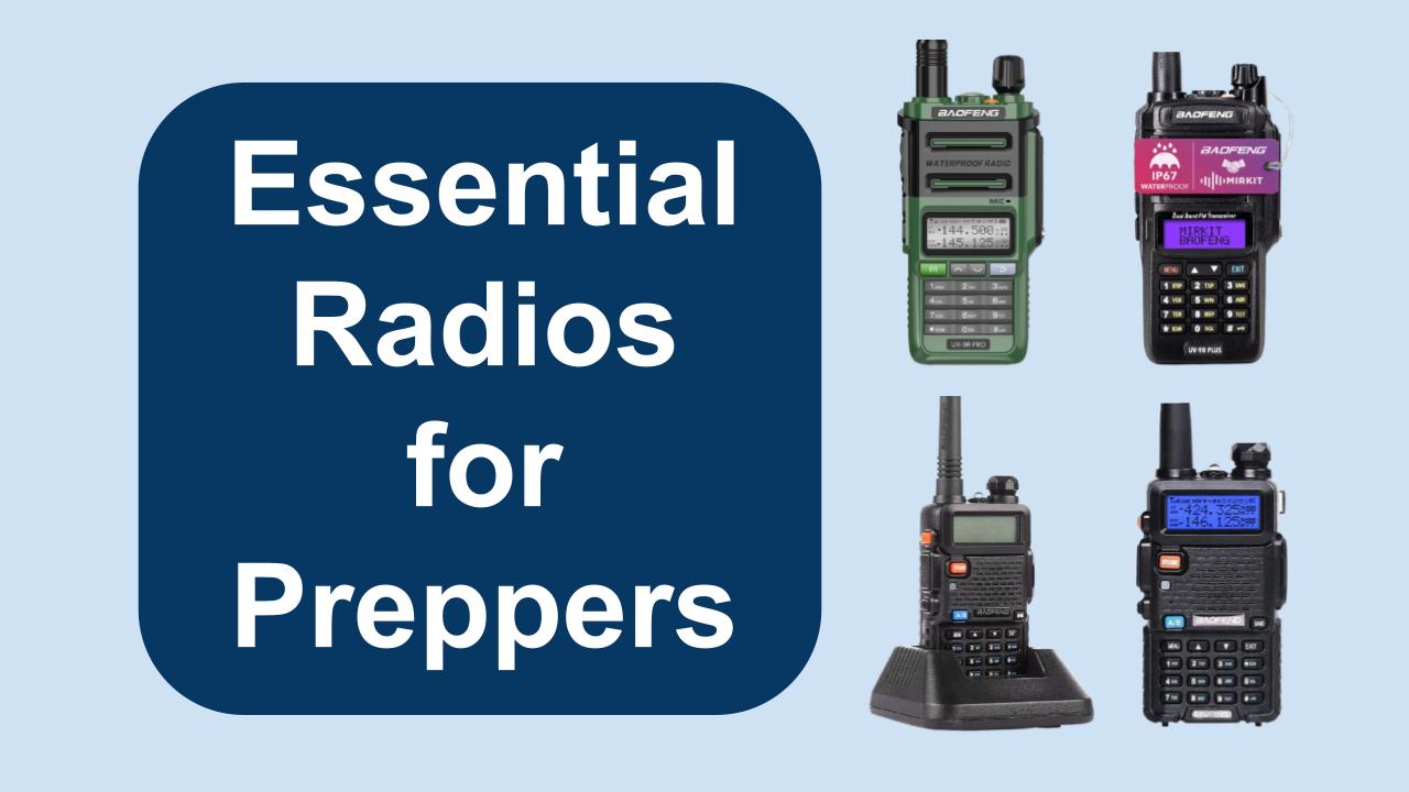 Essential Radios for Preppers: Stay Connected When It Matters Most - OneSDR - 🛜 Technology
