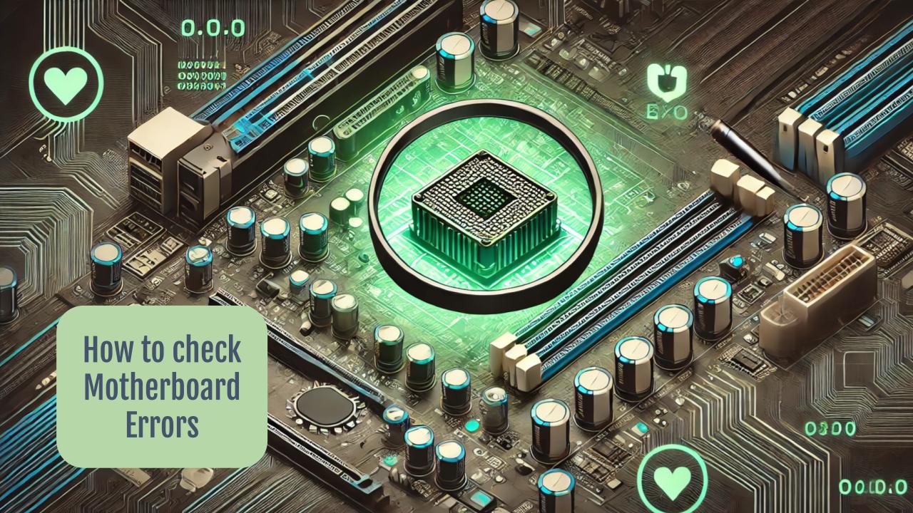 How to Check Motherboard Errors: A Complete Guide [2024] - OneSDR ...