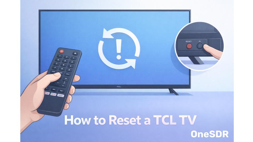 How to Reset a TCL TV: A Step-by-Step Guide [2026] - OneSDR - 🛜 Technology