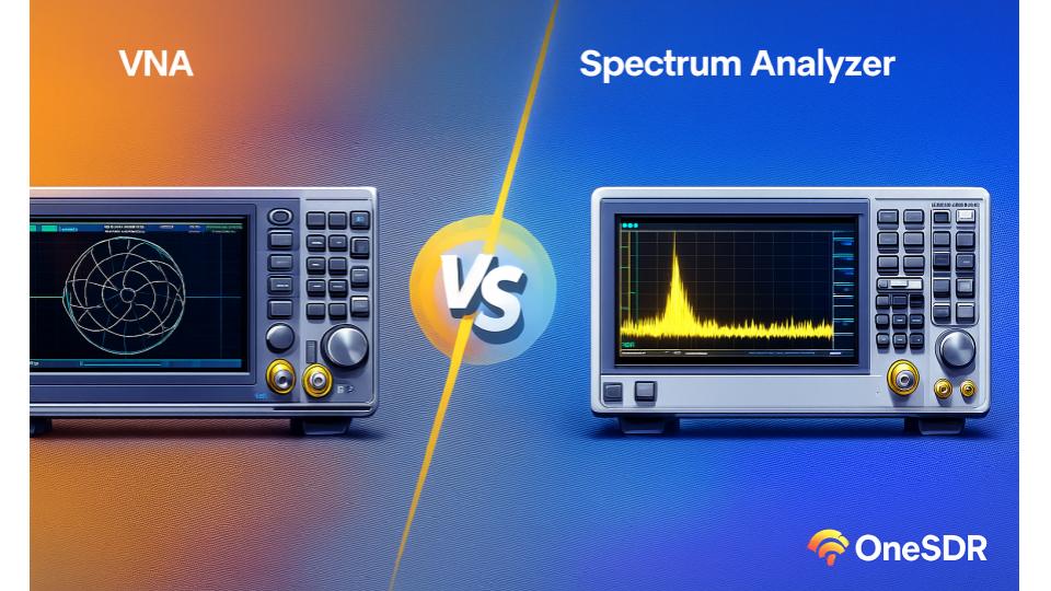 VNA vs. Spectrum Analyzer: Key Differences and Applications - OneSDR - 🛜 Technology