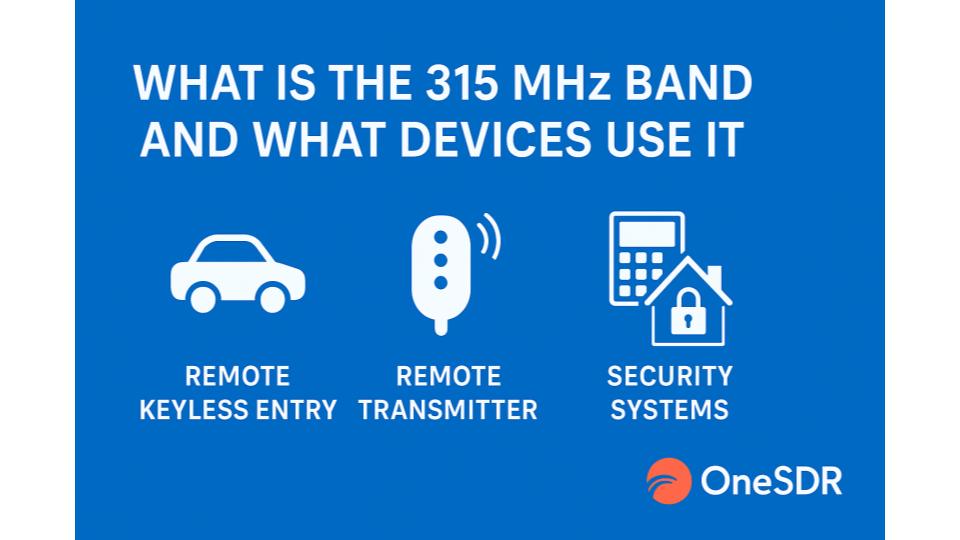 What Is the 315 MHz Band and What Devices Use It? - OneSDR - 🛜 Technology