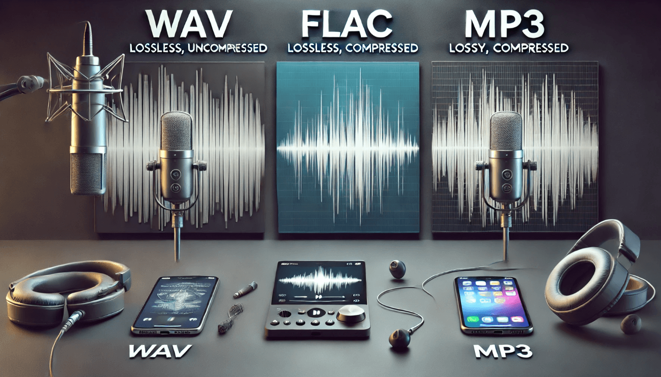 WAV vs. FLAC vs. MP3: Understanding the Differences - OneSDR - 🛜 Technology