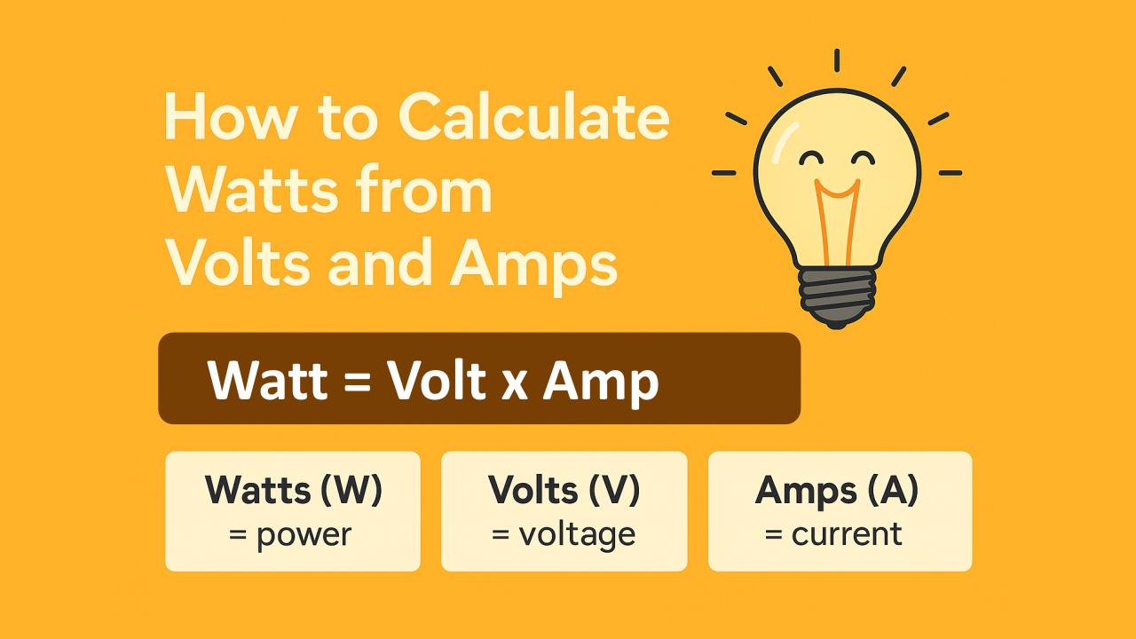 How to Calculate Watts from Volts and Amps (Because Knowing Your Power = Superpower) - OneSDR ...