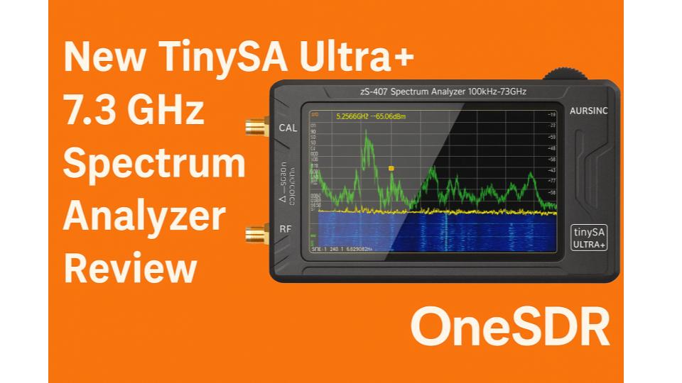 New TinySA Ultra+ 7.3 GHz Spectrum Analyzer Review: Is It Worth the ...