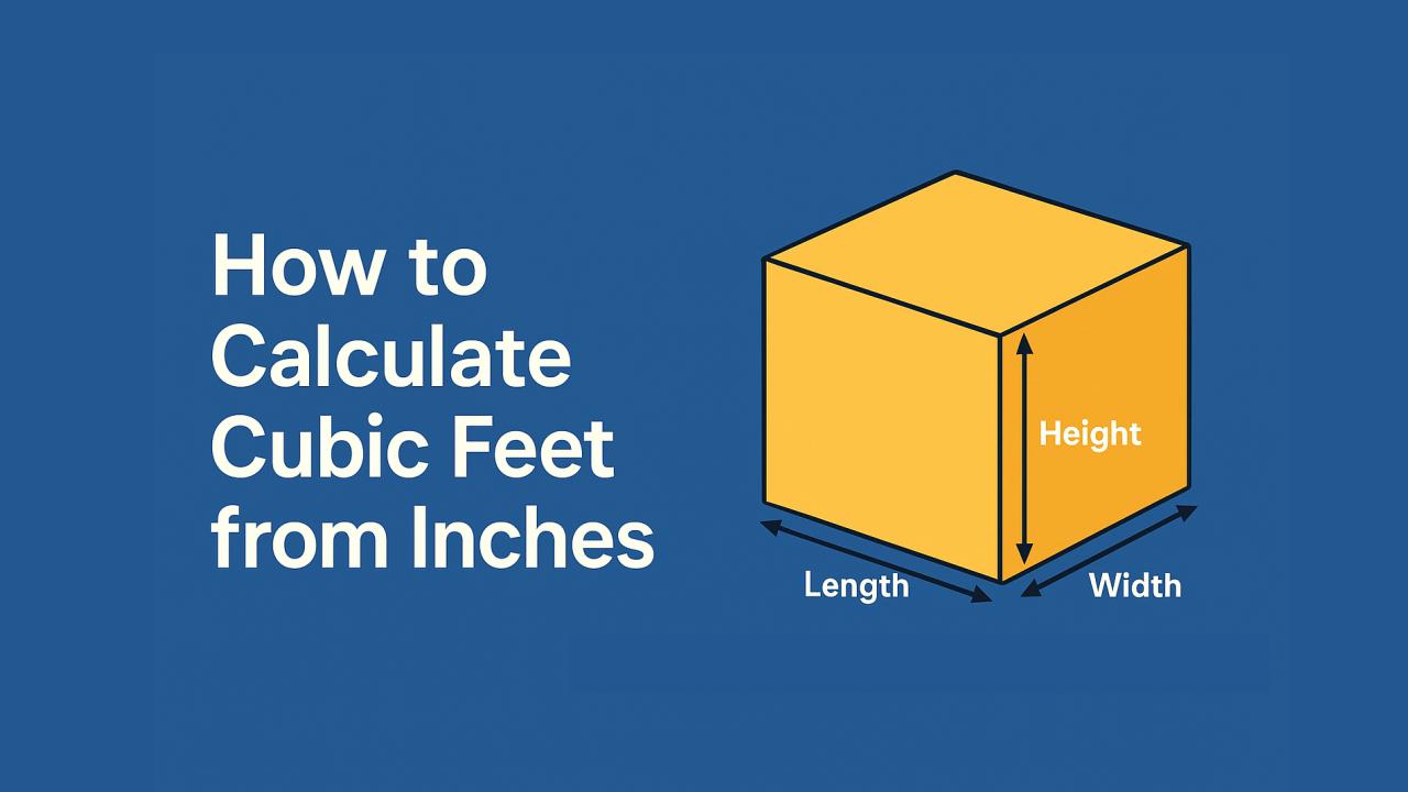 How to Calculate Cubic Feet from Inches (The Easy Way!) - OneSDR ...