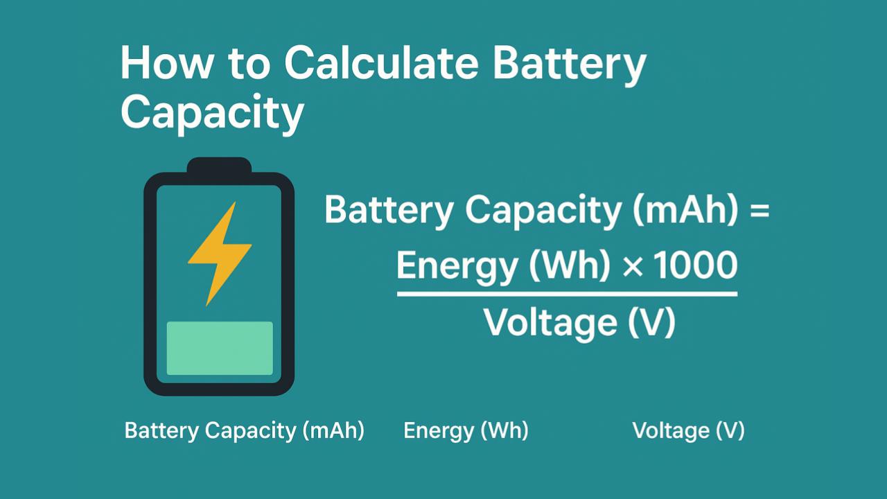 How to Calculate Battery Capacity (Ah, mAh, and Watt-hours Explained!) - OneSDR - 🛜 Technology