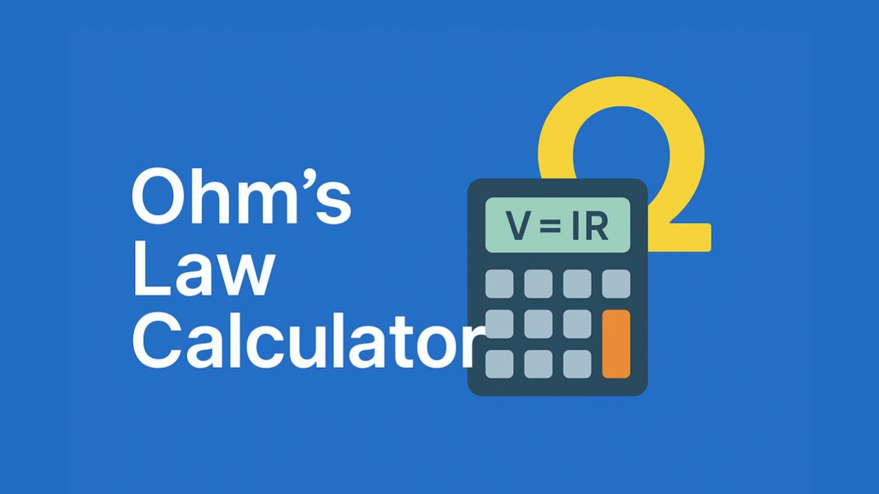 Ohm's Law Calculator: Master Voltage, Current, and Resistance Easily! - OneSDR - 🛜 Technology