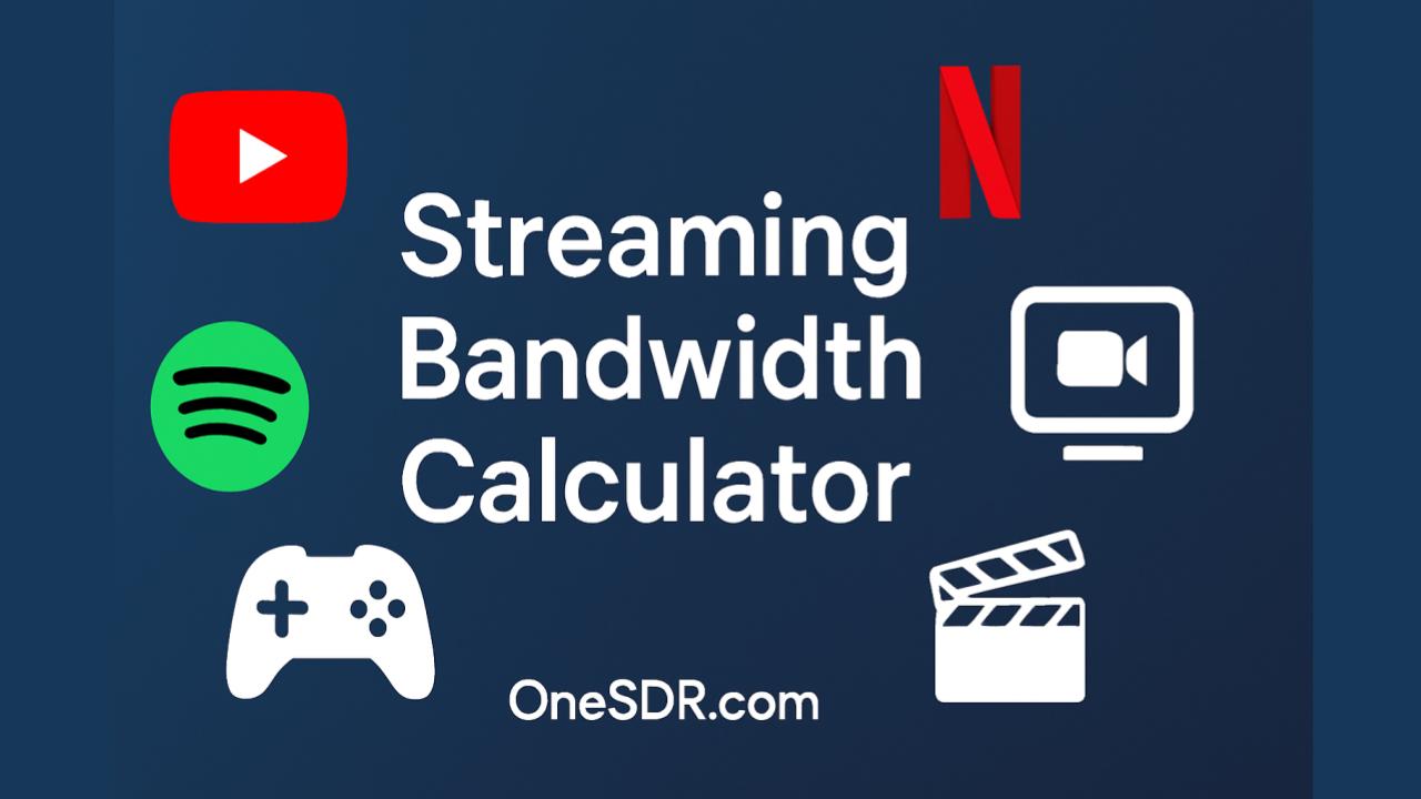 Streaming Bandwidth Calculator: How Much Internet Speed Do You Need ...