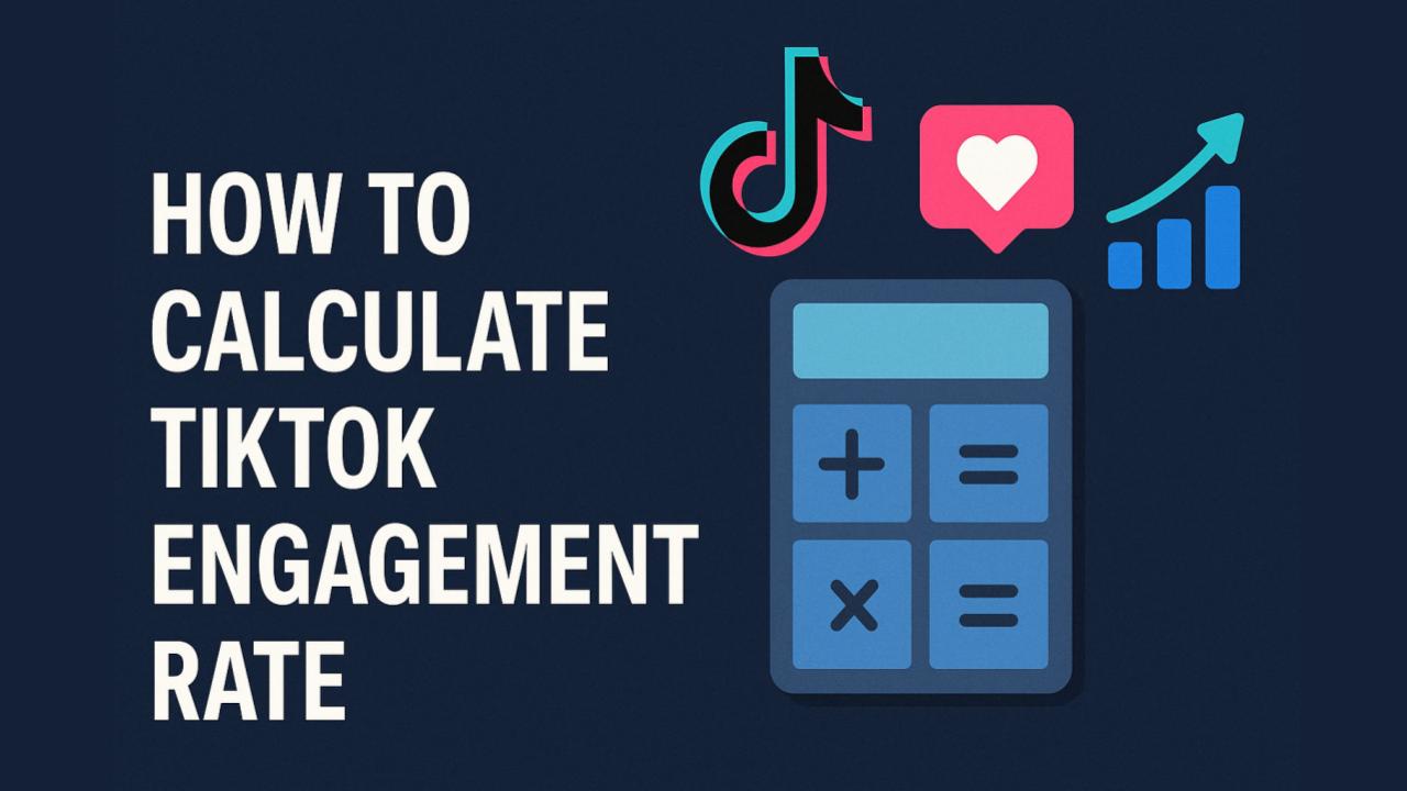 How to Calculate TikTok Engagement Rate (with Calculator) - OneSDR ...