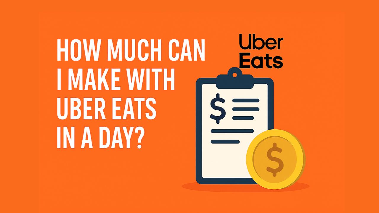 How Much Can I Make With Uber Eats in a Day? [2026] - OneSDR - 🛜 Technology