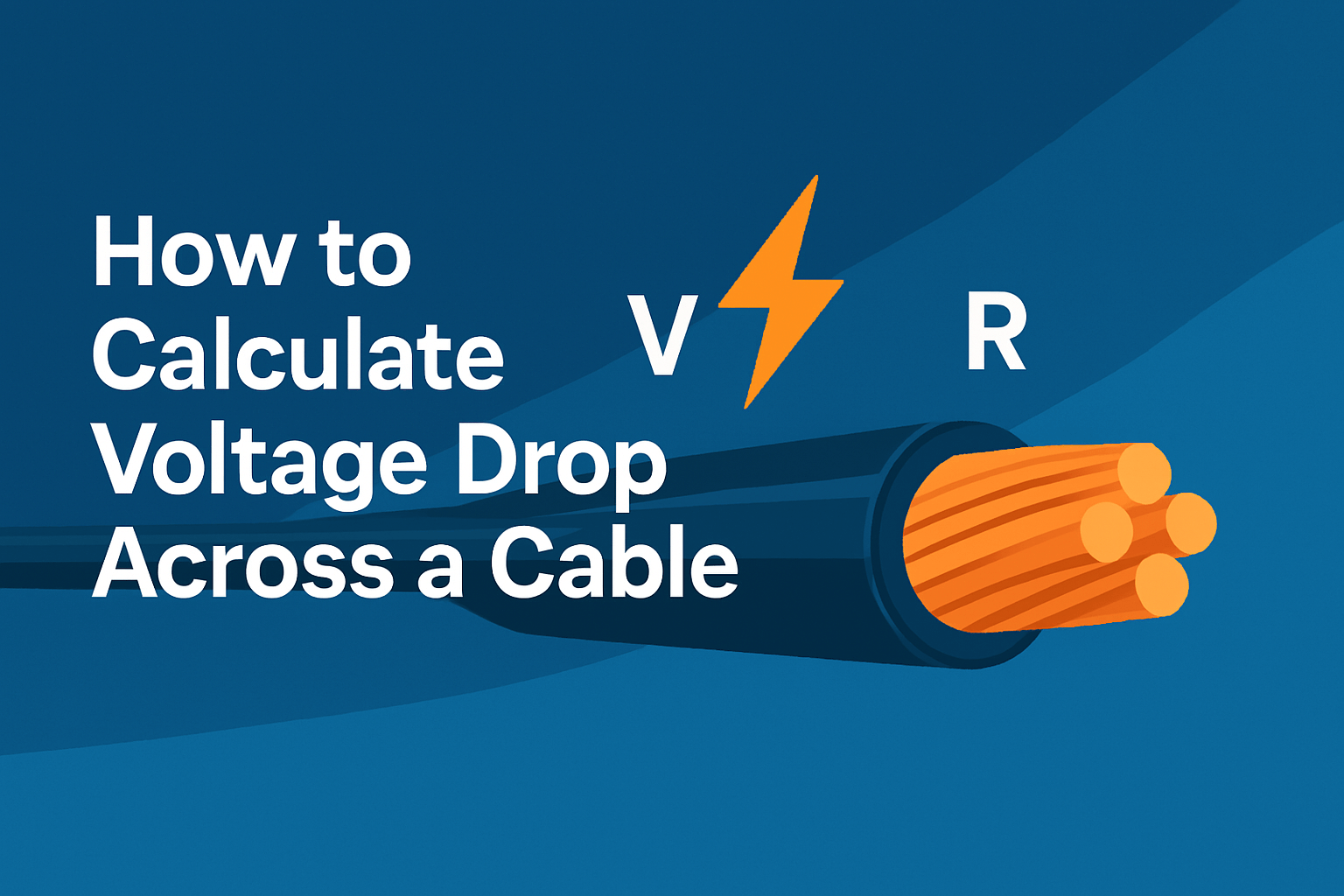 How to Calculate Voltage Drop Across a Cable (With Free Online ...
