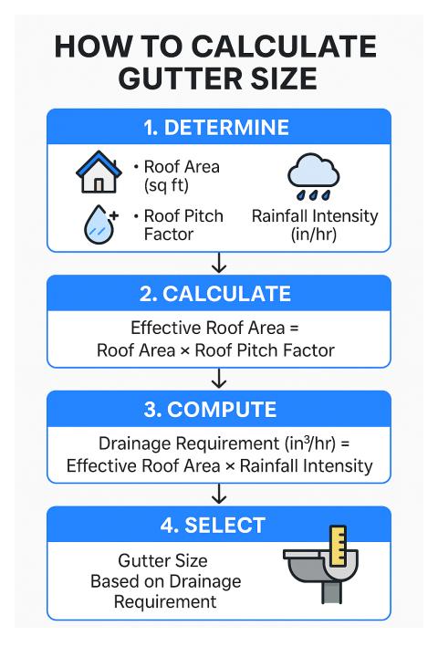 How to Calculate Gutter Size for Roof - OneSDR - 🛜 Technology