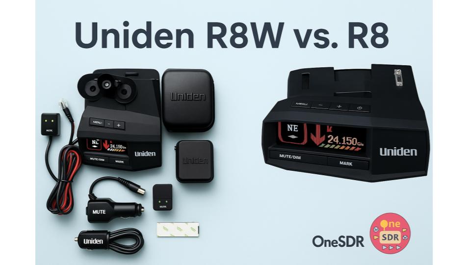 Uniden R8 vs R8W - What's the Difference? - OneSDR - 🛜 Technology