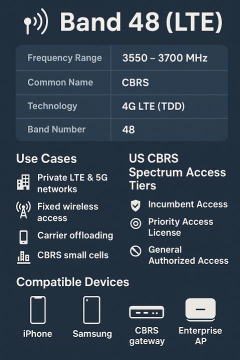 What is Band 48? - OneSDR - 🛜 Technology
