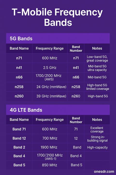 T-Mobile Frequency Bands Explained: What You Need to Know in 2025 ...