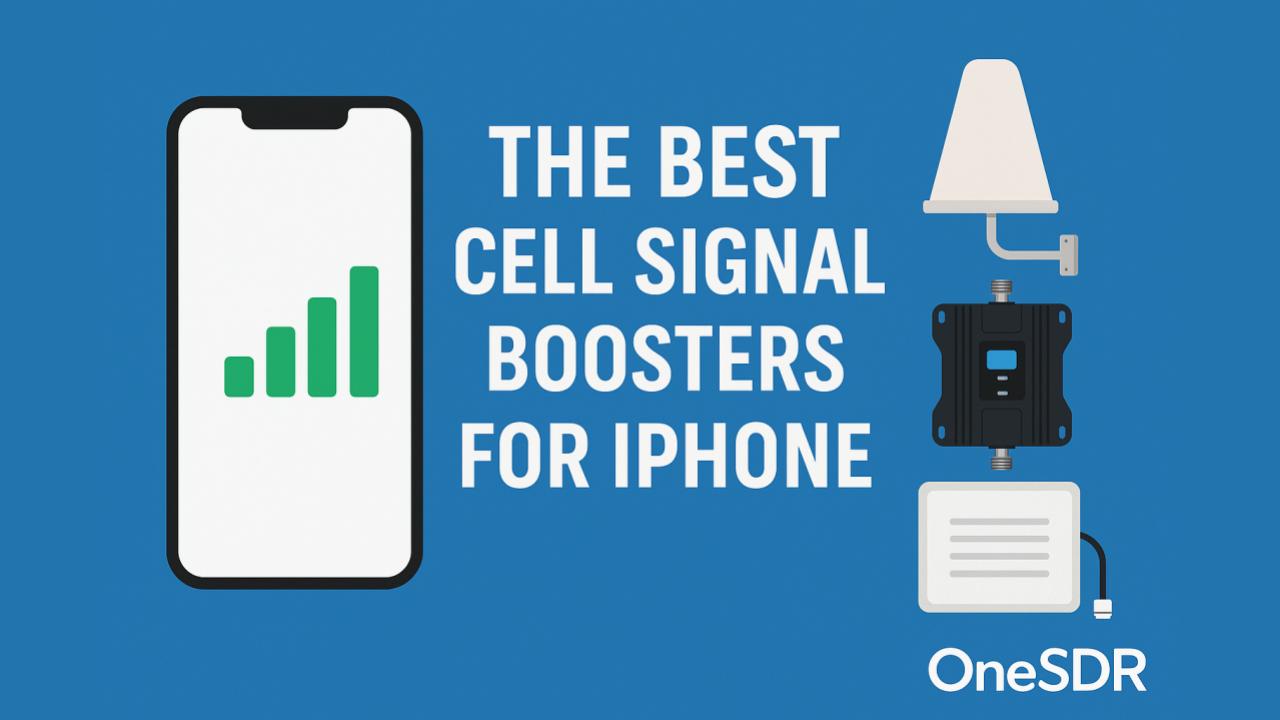 The Best Cell Signal Boosters for iPhone in 2025 - OneSDR - 🛜 Technology