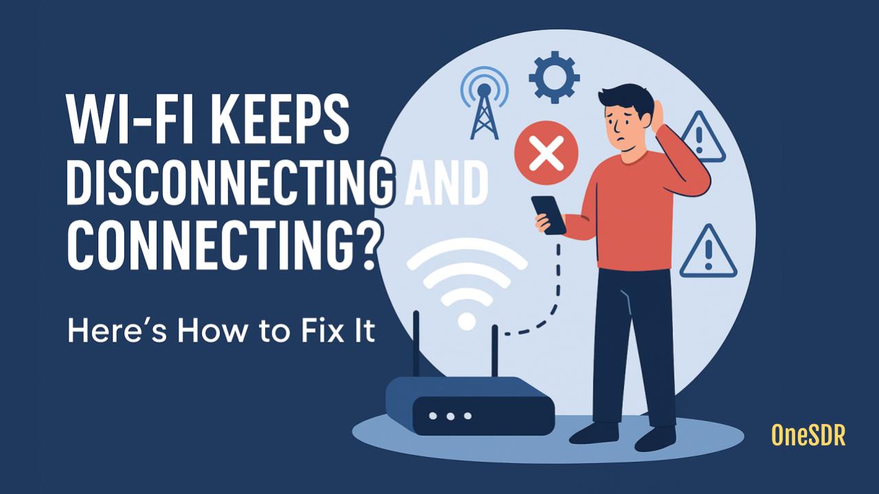 Wi-Fi Keeps Disconnecting and Reconnecting? Here's How to Fix It - OneSDR - 🛜 Technology