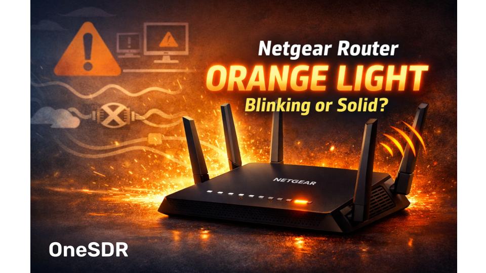 Netgear Router Orange Light Blinking or Solid? Here's What Each Means ...