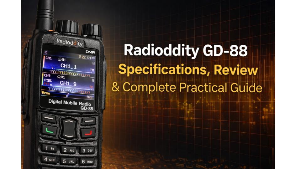 Radioddity GD-88 Specifications, Review and Complete Practical Guide ...