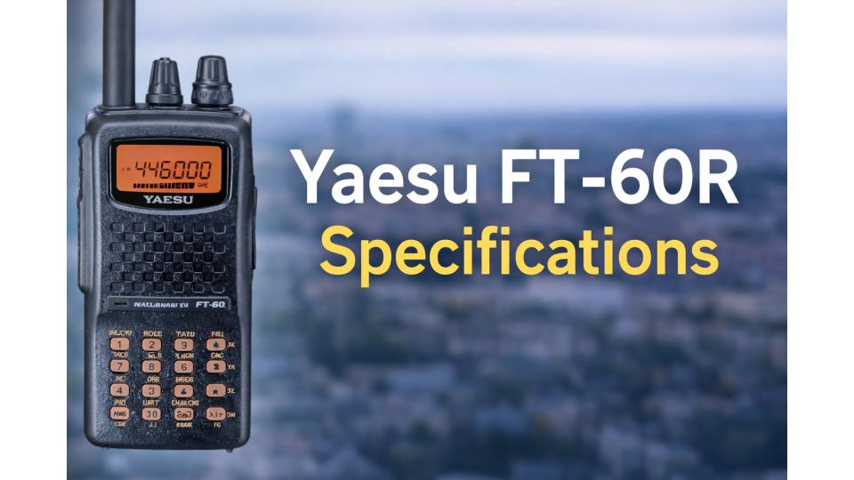 Yaesu FT-60R Specifications, Review and Complete Practical Guide ...